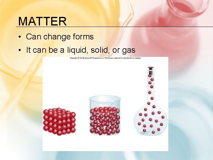 CHEMISTRY STRUCTURE OF MATTER THE STRUCTURE OF MATTER