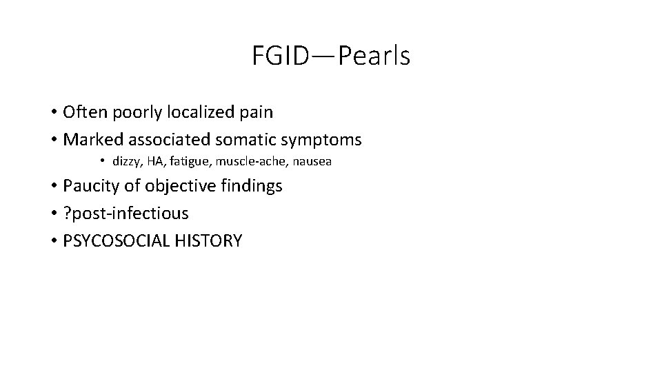 Chronic Recurrent Abdominal Pain Not Just CRAP Anymore