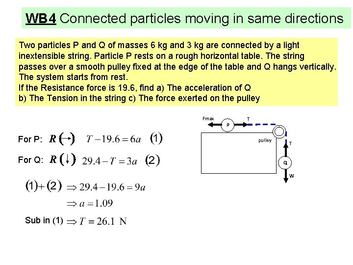 Forces Connected Particles KUS objectives BAT Set up