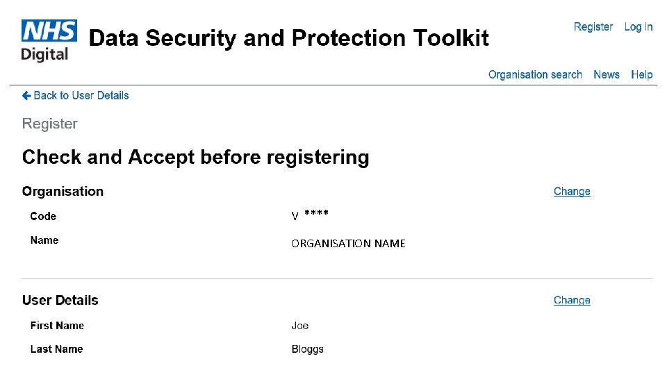 Quick Guide to Complete DSPT Registration To access