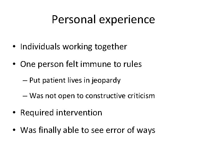 Primer on Conflict February 3 2011 Conflicts are