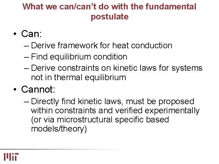 Heat Conduction and the Boltzmann Distribution Meredith Silberstein