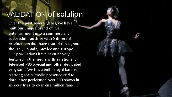 VISION We create powerful entertainment for Millennial audiences