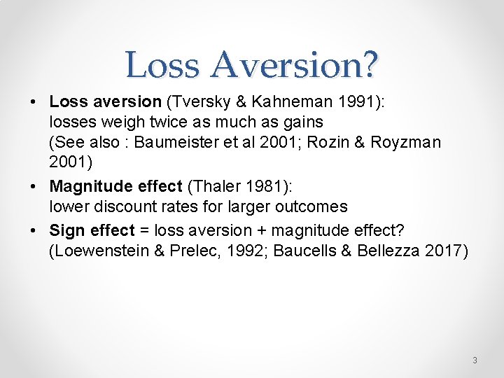 The Sign Effect in Consumer Intertemporal Choice Evidence