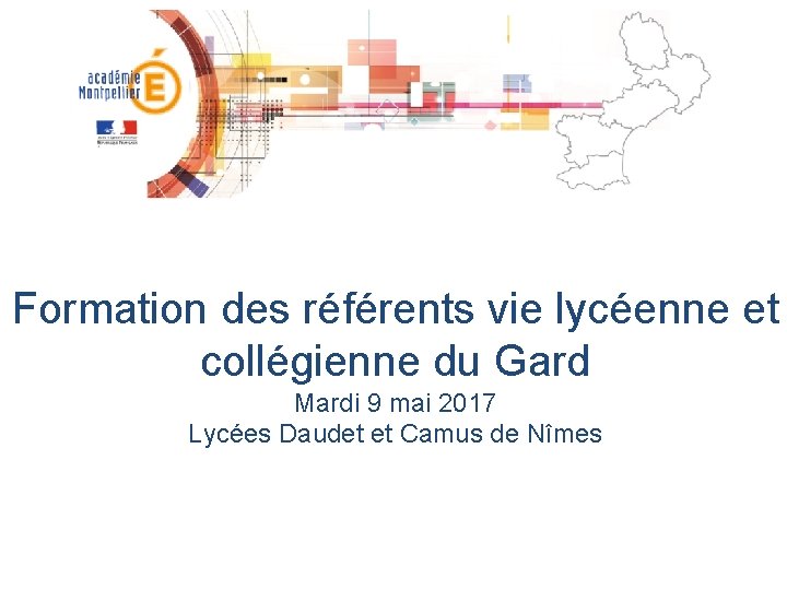 Formation des rfrents vie lycenne et collgienne du