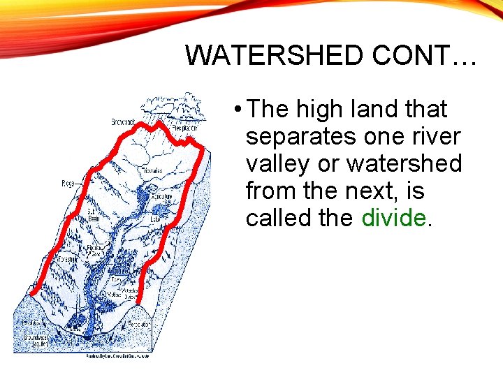 WATERSHEDS Drainage Basins WHAT IS A WATERSHED A