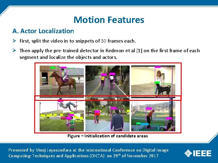 Micro Actions and Deep Static Features for Activity
