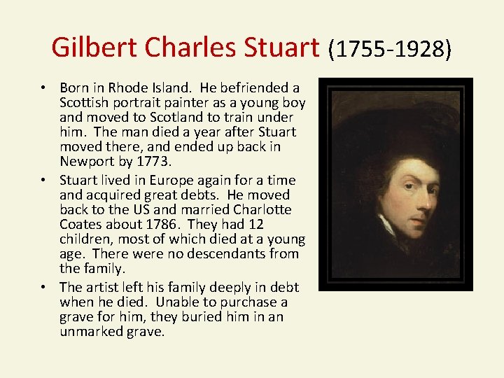 The Portrait Gilbert Stuart and Betsy Graves Reyneau