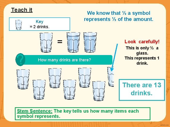 Year 2 Statistics Lesson 5 Interpret a pictogram