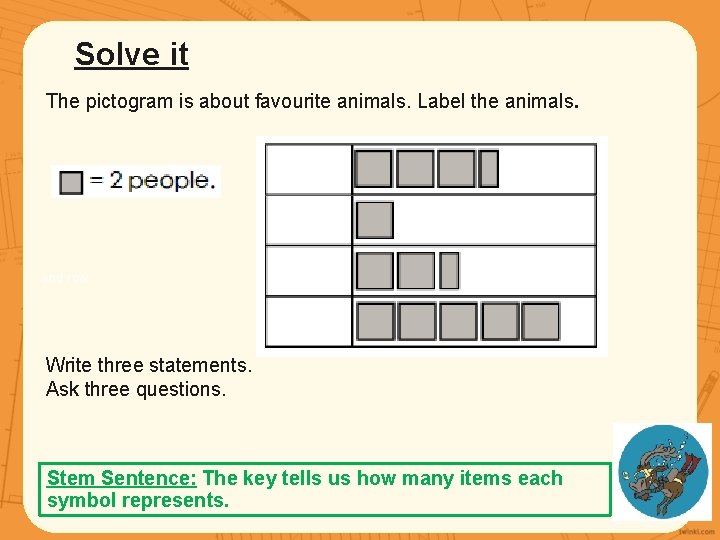 Year 2 Statistics Lesson 5 Interpret a pictogram
