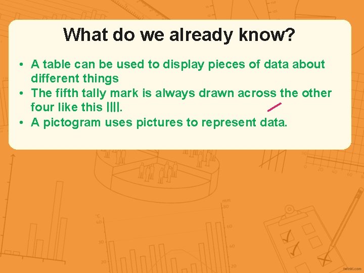 Year 2 Statistics Lesson 5 Interpret a pictogram