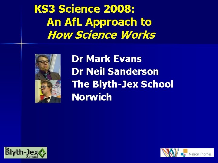 KS 3 Science 2008 An Af L Approach