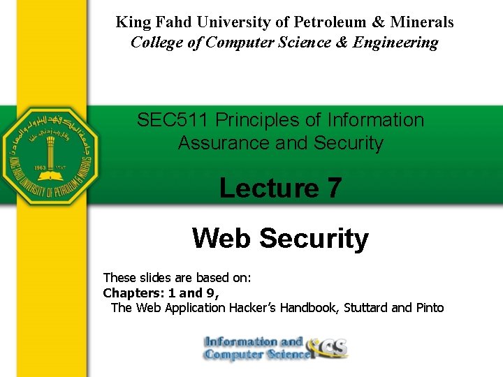 King Fahd University of Petroleum Minerals College of