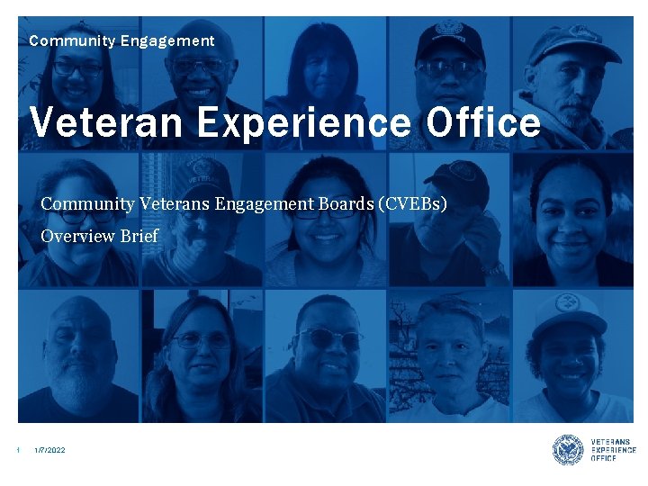 Community Engagement Veteran Experience Office Community Veterans ...