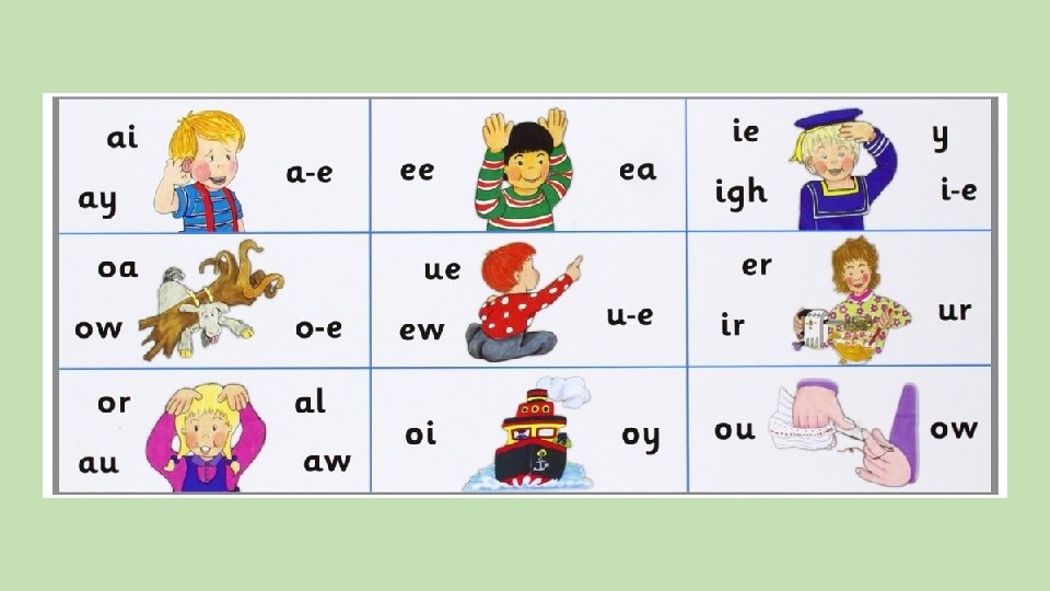 Friday Phonics Buried Treasure game Sentence writing Nursery
