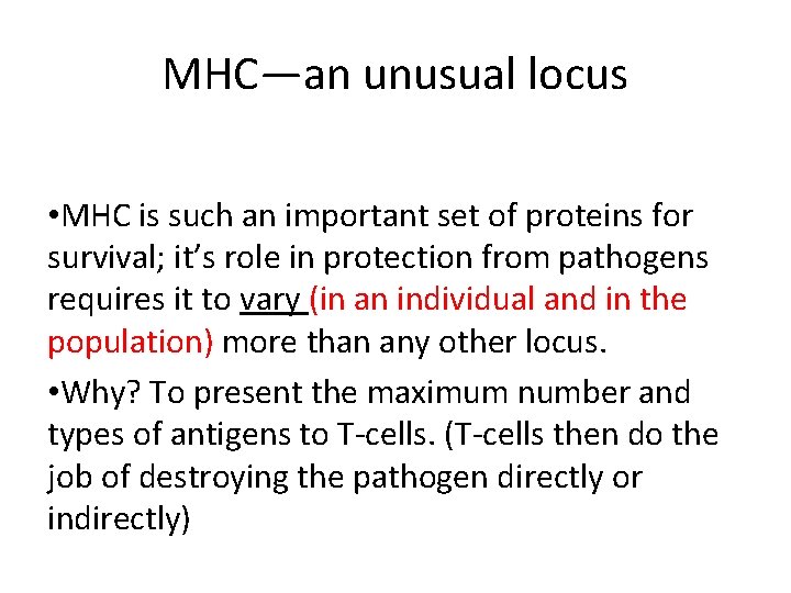 Immunology Biol 465 Minot State University Spring 2018