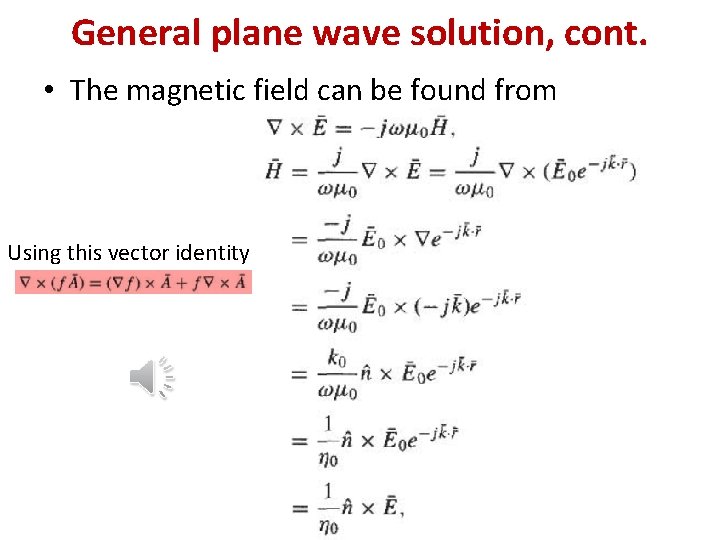 ELECTROMAGNETIC THEORY 4 th year Electronics Communications Electrical
