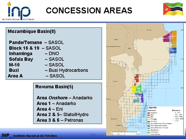 INSTITUTO NACIONAL DE PETROLEO INP MOZAMBIQUE FEEDBACK TO