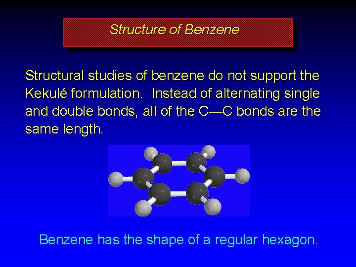Arenes and Aromaticity Hydrocarbons Aliphatic Alkanes Aromatic Alkenes