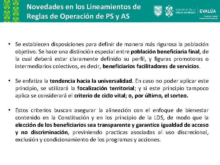 Lineamientos de Acciones y Reglas de Operacin de