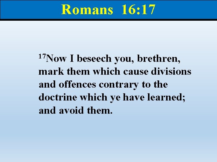 The Book of Romans Chapter 16 Romans 16