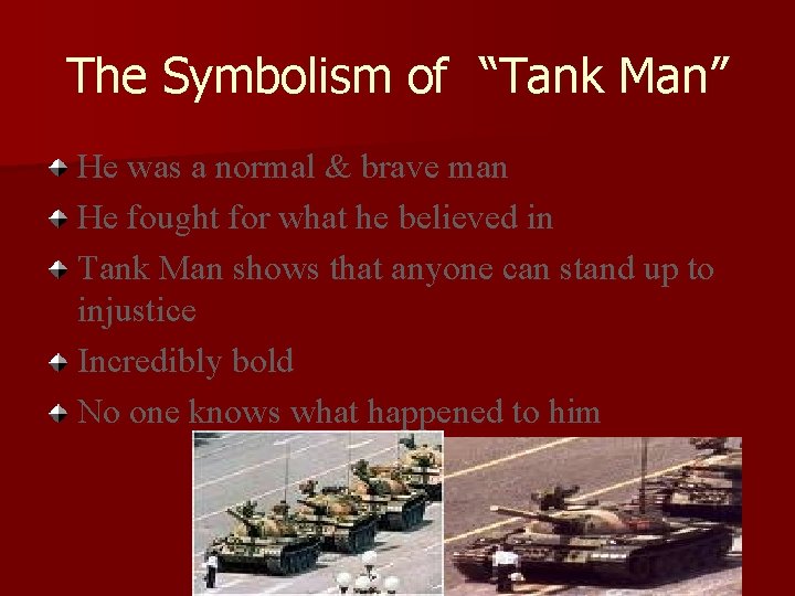 Tiananmen Square Massacre By Discussion Topics Why students