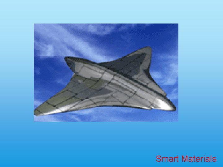 Smart Materials A smart material is a material