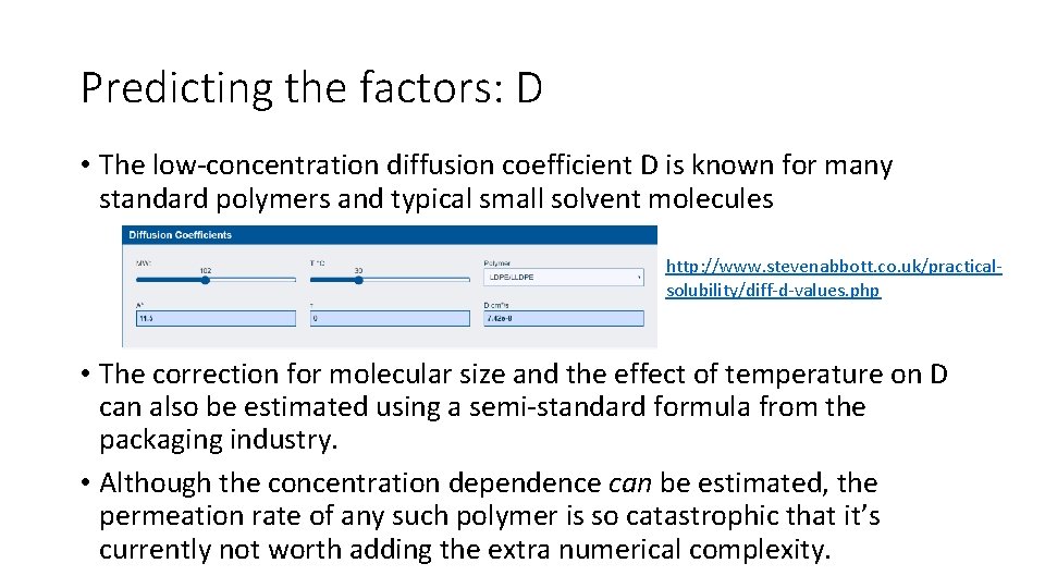 Protective Barriers Designed via HSP Prof Steven Abbott