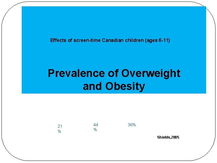 Childhood Obesity Foundation The mission of the Childhood