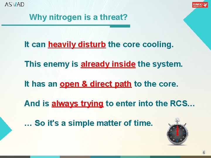 The simple answer to a serious problem The