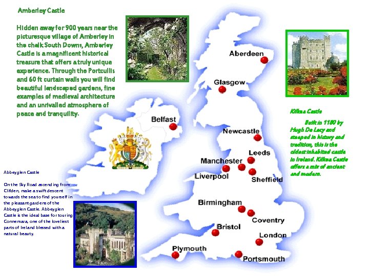 The presentation is about castles of the Great