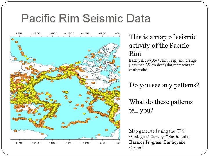 Around the Ring of Fire Locating Plate Boundaries