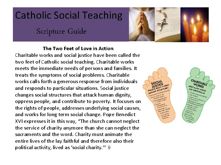 Catholic Social Teaching Scripture Guide Catholic Social Teaching