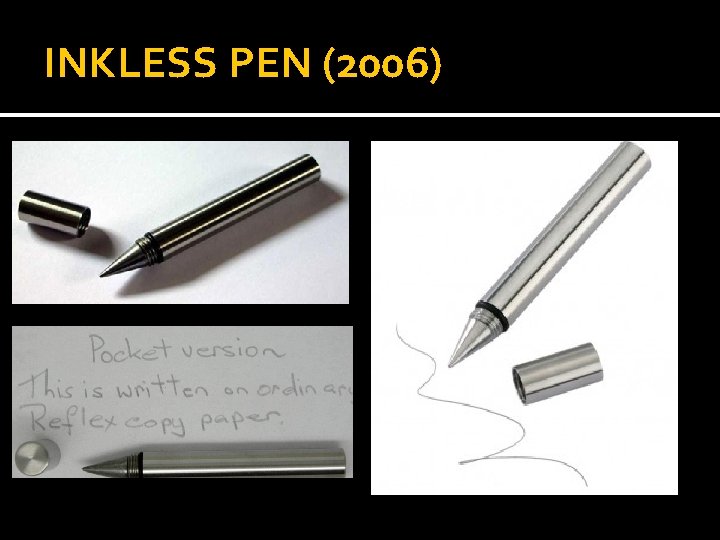 WRITING INSTRUMENTS MODERN PENS TIMELINE OF MODERN PENS
