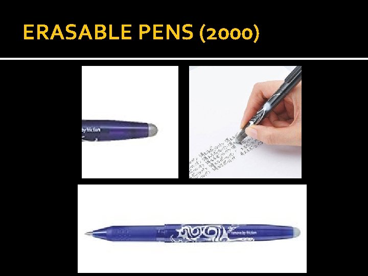 WRITING INSTRUMENTS MODERN PENS TIMELINE OF MODERN PENS
