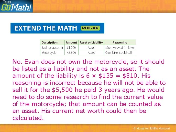 LESSON 14 3 Constructing a Net Worth Statement