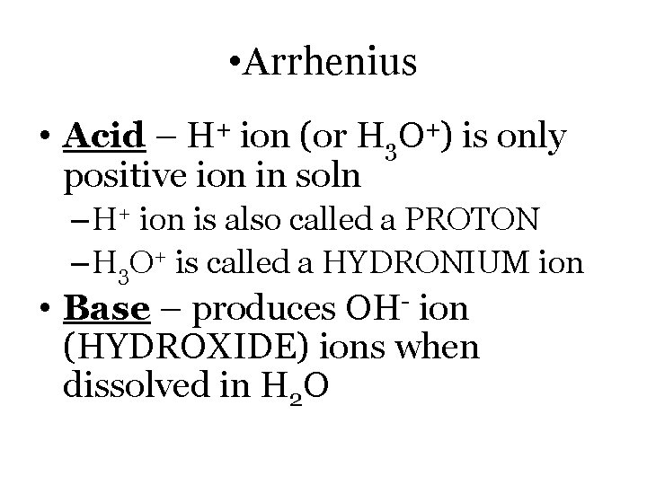 9 2 AcidBase Theories What is an electrolyte