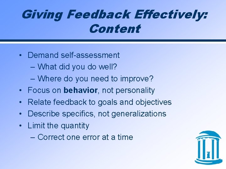 Giving Feedback A Very Important Teaching Strategy Kenya