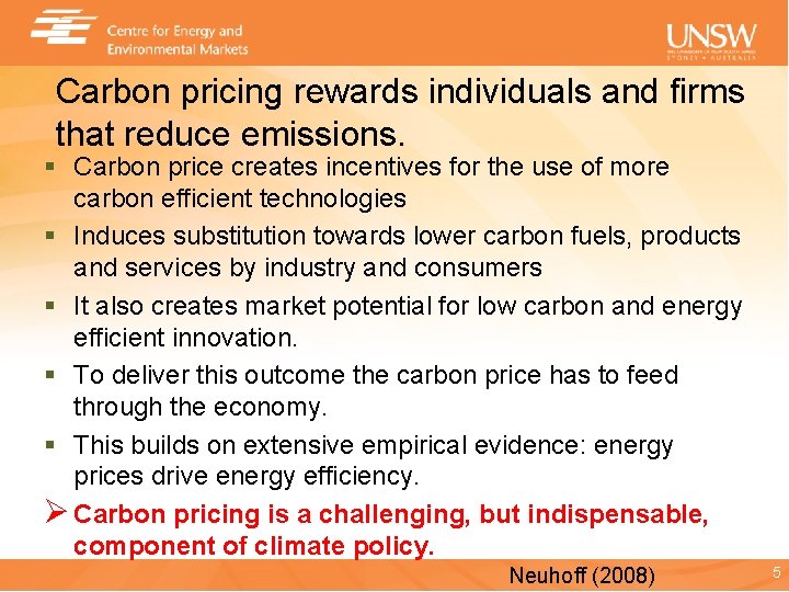 Climate Policy Comparing cap and trade and tax