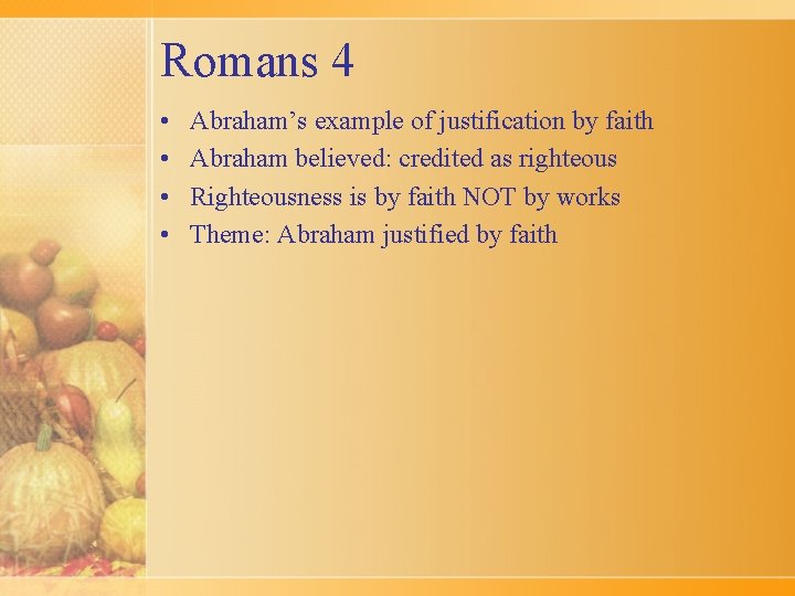 Romans Part IV Lesson 1 Romans 1 1