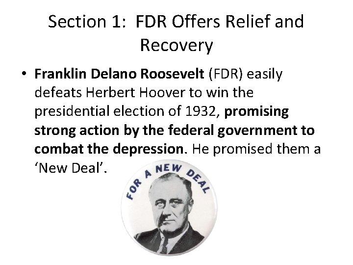 Unit 6 Prosperity and Depression 1919 1941 The