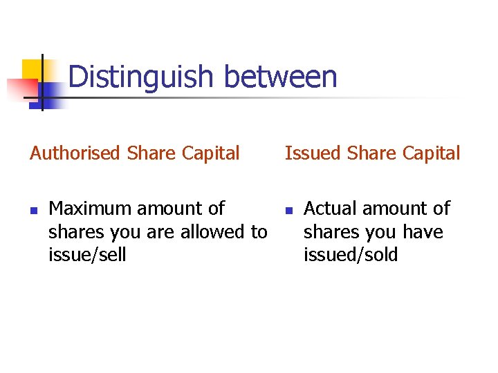 Formation of a Private Limited Company Objectives n