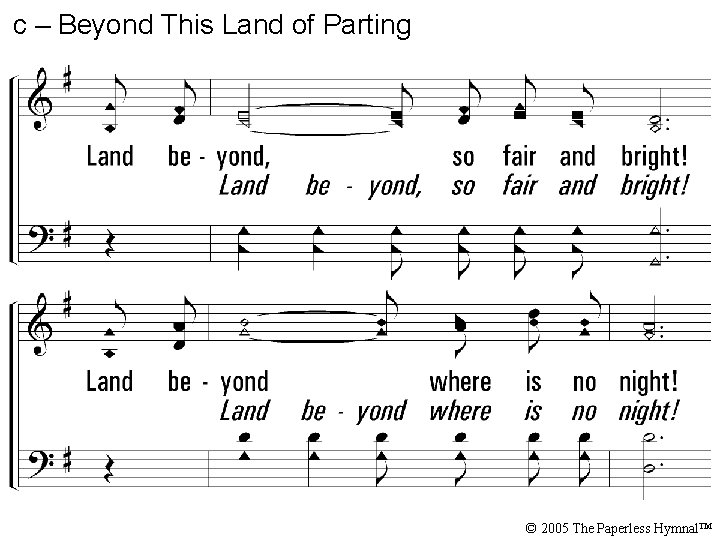 1 Beyond This Land of Parting 1 Beyond