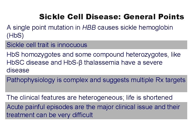 Sickle Cell Disease Martin H Steinberg Department of