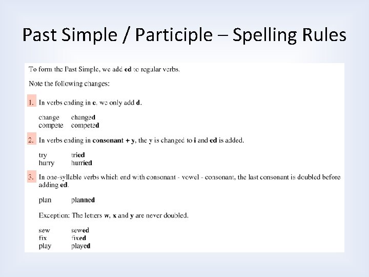 Review of Tenses Present Simple Vs Present Continuous