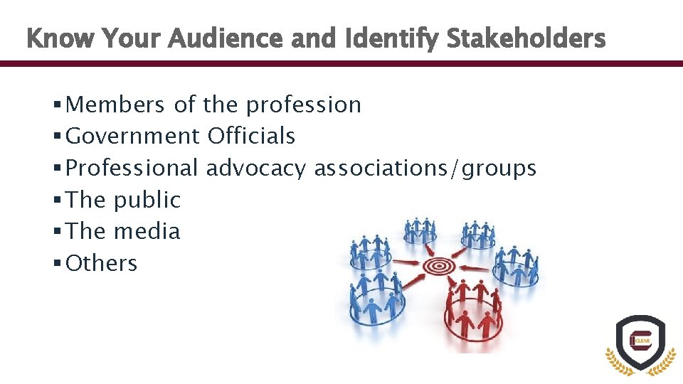 Module IV Creating an Appropriate Relationship with Stakeholders