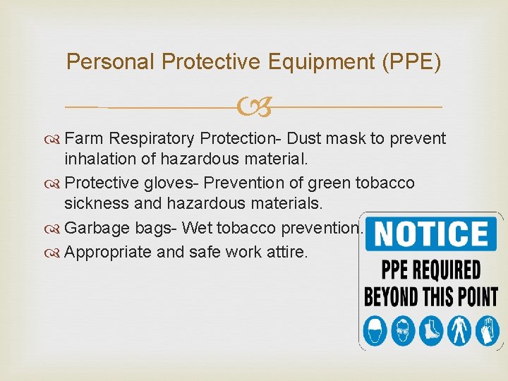 Graham Farms Safety Training 2015 Tobacco Season Heat