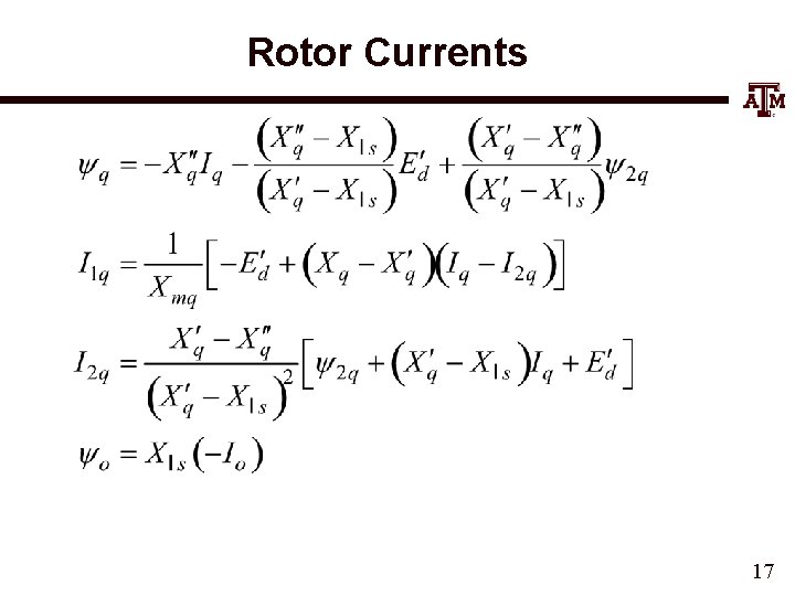 ECEN 667 Power System Stability Lecture 7 Synchronous