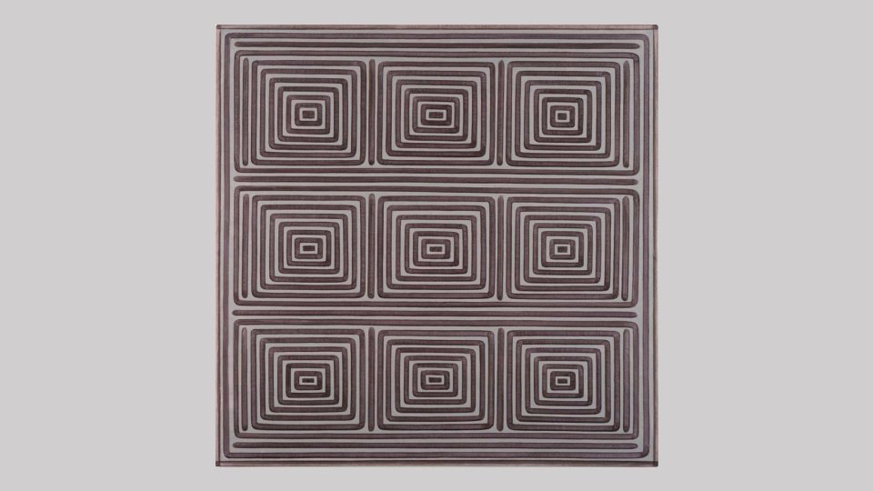 Dan Walsh Philadelphia 1960 Hij schildert structuren en