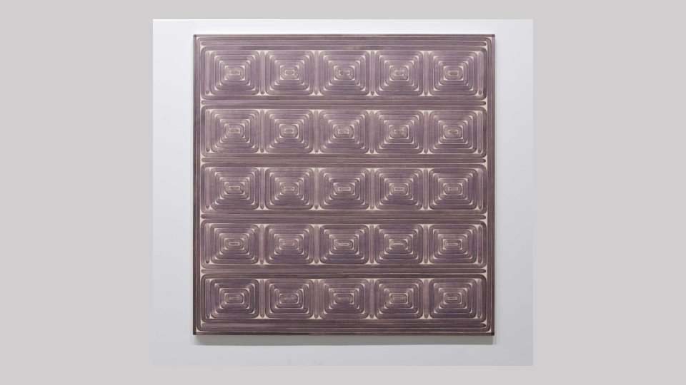 Dan Walsh Philadelphia 1960 Hij schildert structuren en